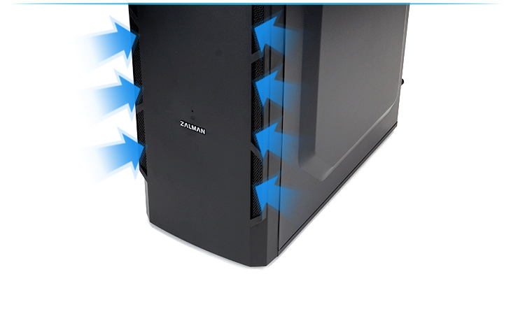 Кутия за компютър Zalman Case ZM-T1 Plus USB 3.0 черна