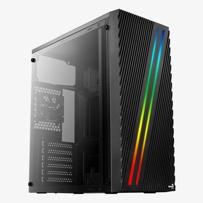 AeroCool Case ATX - Streak-A-BK-v1 RGB - ACCM-PV19012.11 - English ...