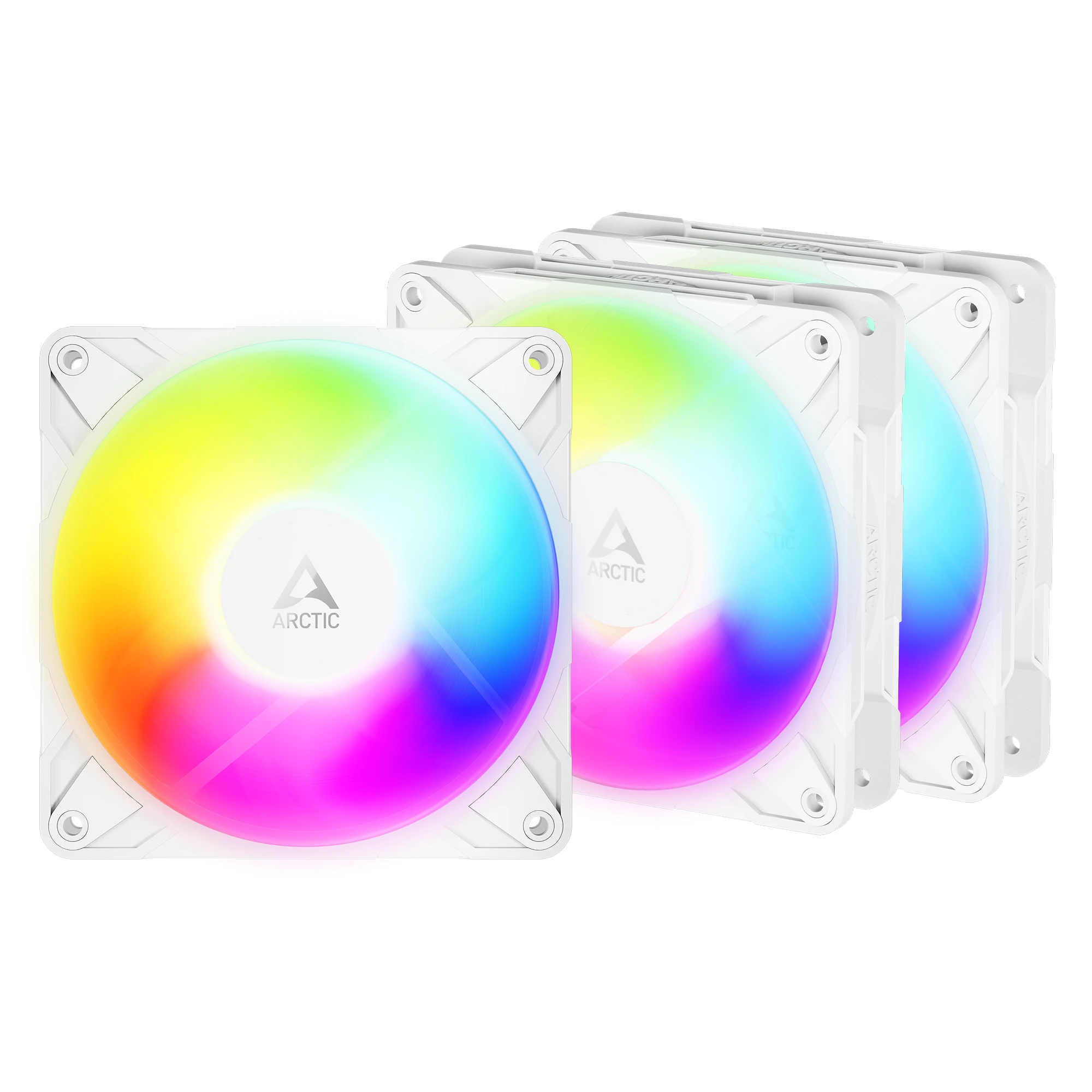 Arctic Fan Pack 3-in-1 - P12 Pro Reverse A-RGB (White) - English ...