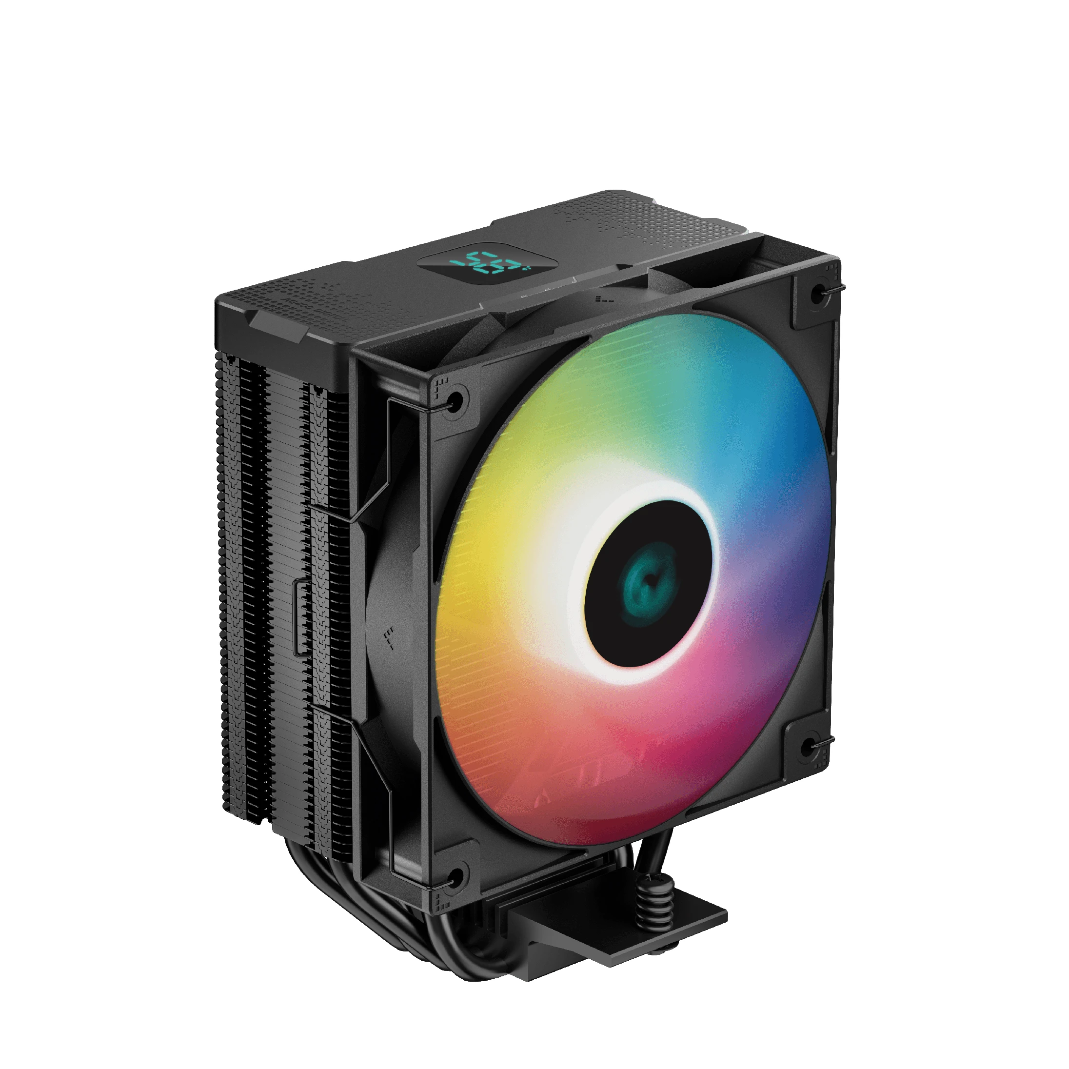 DeepCool CPU Cooler AG400 DIGITAL - Addressable RGB - LGA1700/AM5 ...