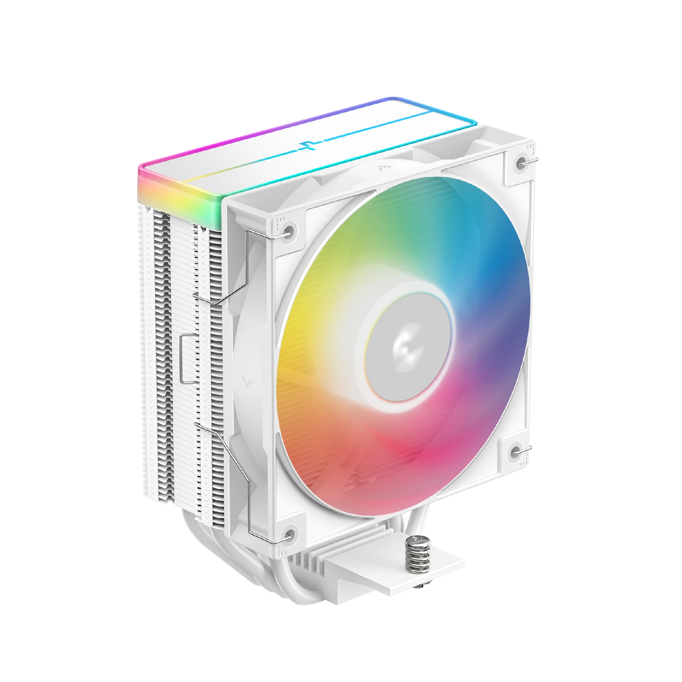 DeepCool CPU Cooler AG400 White - Addressable RGB V2 - LGA1851/AM5 ...