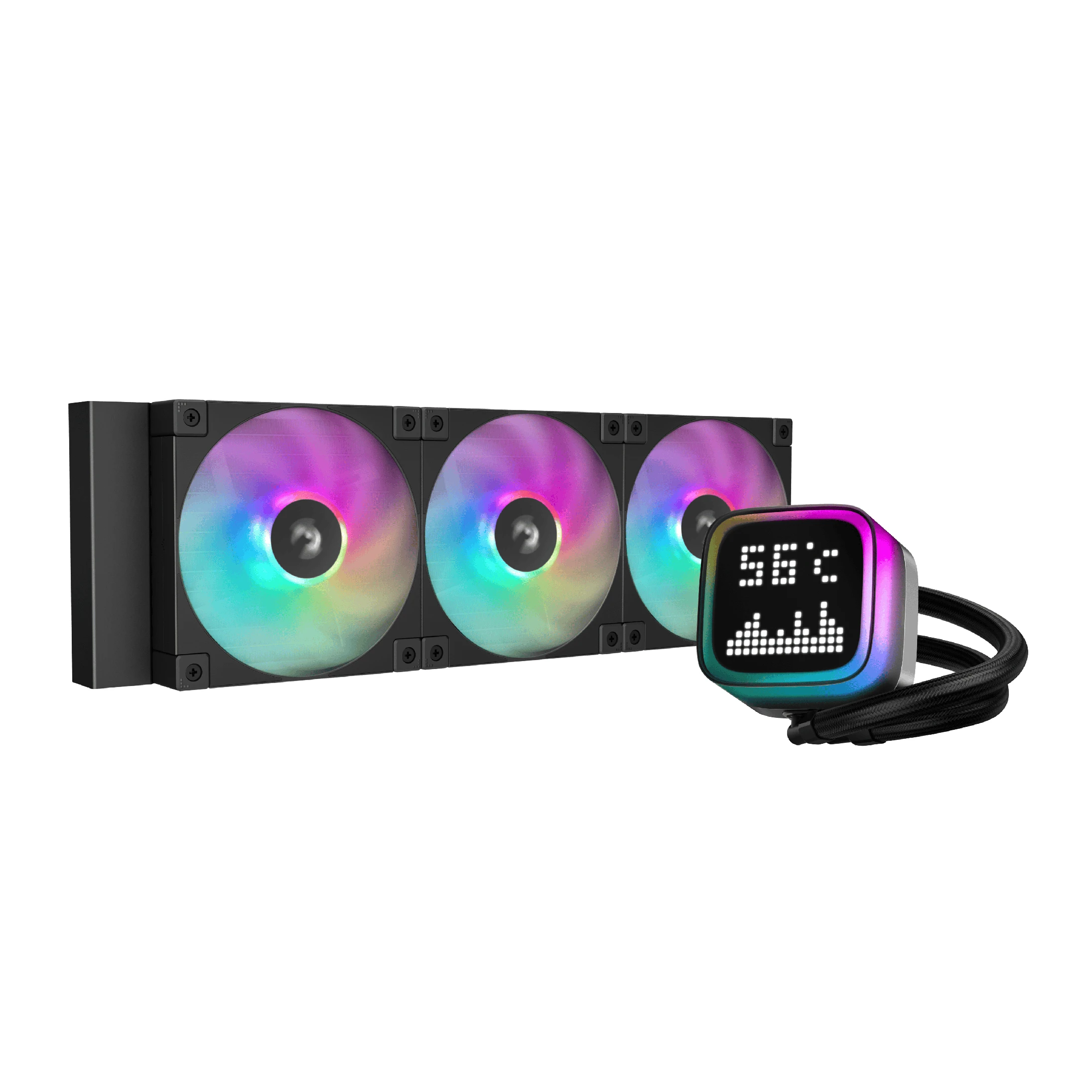 DeepCool Water Cooling LP360 - LCD Screen, A-RGB - English | Dekada.com