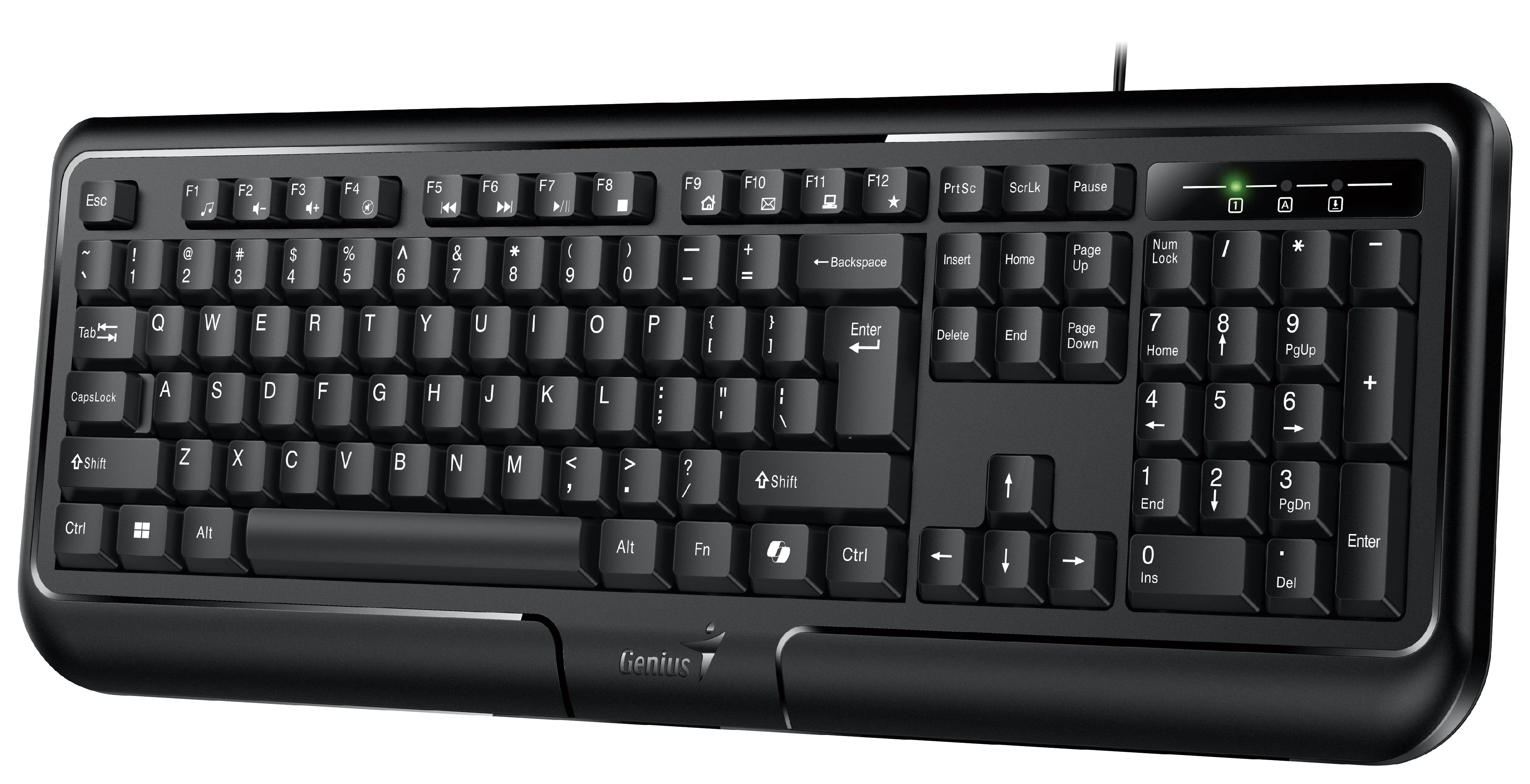 Genius Smart Keyboard KB-118 II Black - AI, BG Layout, USB - English ...