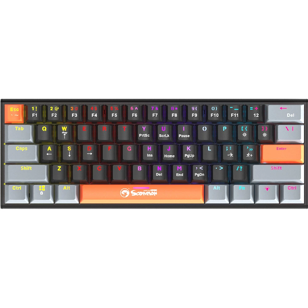Marvo Gaming Mechanical keyboard 61 keys TKL - KG903 - English | Dekada.com