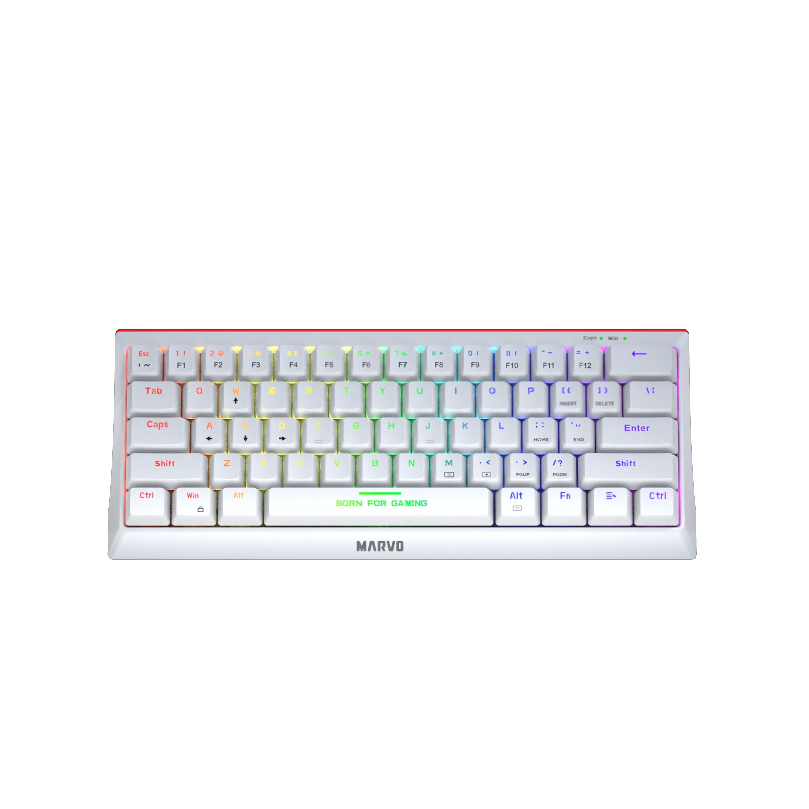 Marvo Gaming Mechanical keyboard 61 keys TKL Hecate 61R WH - KG962G ...